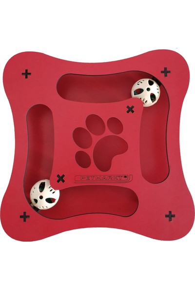 Pet Markt Kedi Oyuncağı 2'li Zilli Sesli Toplu Oyun Kutusu 25 cm Pet Markt Kedi Oyuncağı 2'li Zilli Sesli Toplu Oyun Kutusu 25 cm