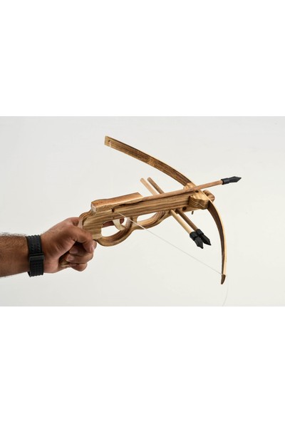 Toptan Bulurum Ahşap Tetikli Arbalet Ok Yay Seti