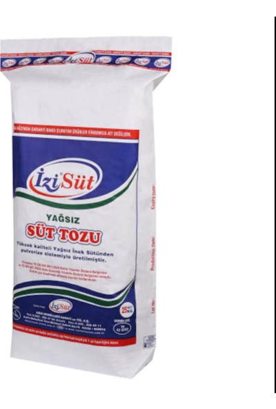 Izi Süt Yağsız Süt Tozu 1 kg Izi Süt Yağsız Süt Tozu 1 kg