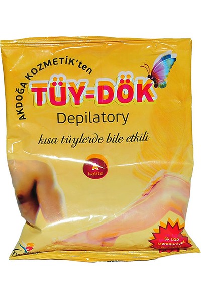 Tüy-Dök Tüy Dökücü Toz Hamam Otu Kadın-Erkek Tkrıb.170-200 Gr X 10 Paket