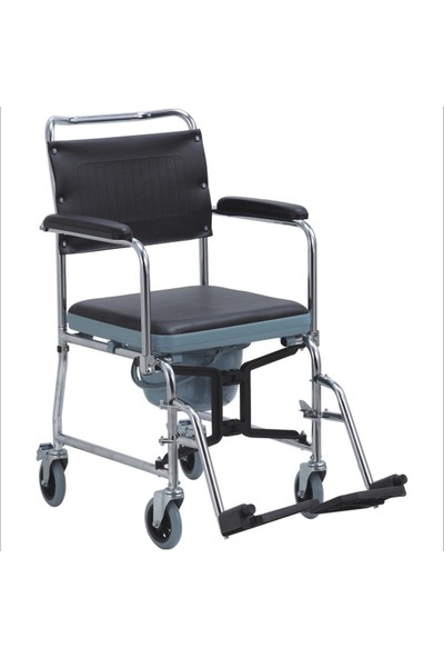 Medcenter KY689 Banyo ve Tuvalet Özellikli Ev Tipi Tekerlekli Sandalye Medcenter KY689 Banyo ve Tuvalet Özellikli Ev Tipi Tekerlekli Sandalye