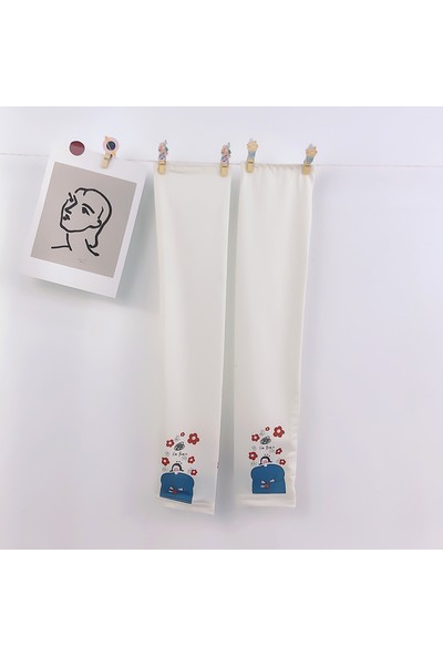 Gogoo Çizgi Film Deseni Baskılı Güneş Koruyucu Kolluk