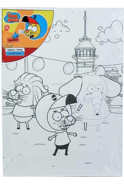 Bu-Bu Kral Şakir Baskılı Tuval 25 x 35 cm Boyasız