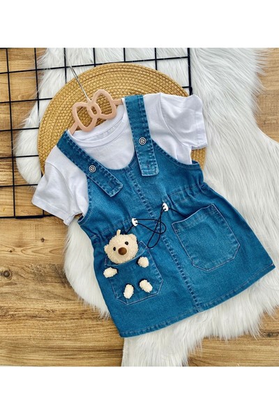 Bebeğimin Dolabında Ayıcıklı Kız Çocuk Takım