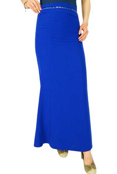 Ermanlar Kadın Etek Kumaş Parçalı ERM128