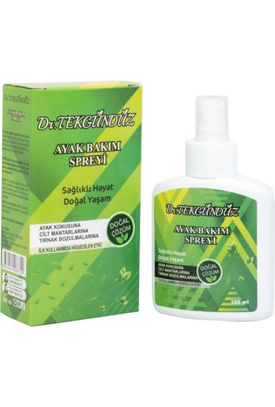 Dr. Tekgündüz Dr.tekgündüz Ayak Koku Önleyici Sprey 100ML Dr. Tekgündüz Dr.tekgündüz Ayak Koku Önleyici Sprey 100ML
