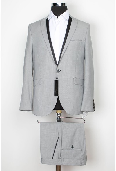 Modaviki Erkek - Damatlık - Takım - Elbise - Gri - MNZ8940AG