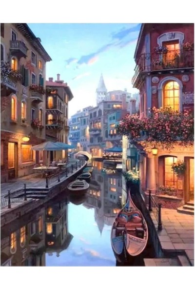 Lily Hobbyland Lilyhobbyland Sayılarla Boyama Tablo Seti Kanvas Fırça Boya Dahil 40 x 50 cm Venedik Gezisi Lily Hobbyland Lilyhobbyland Sayılarla Boyama Tablo Seti Kanvas Fırça Boya Dahil 40 x 50 cm Venedik Gezisi