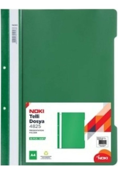 Noki Eco Telli Dosya Yeşil 50'li