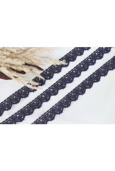 Alka Dantel Pamuk Lacivert Kopanaki 10 mt Alka Dantel Pamuk Lacivert Kopanaki 10 mt
