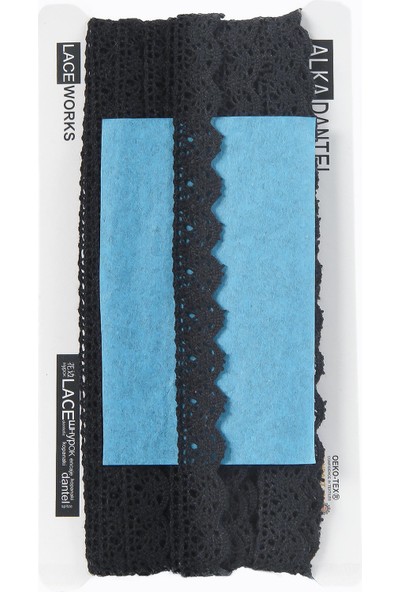 Alka Dantel Pamuk Siyah Kopanaki 10 mt Alka Dantel Pamuk Siyah Kopanaki 10 mt