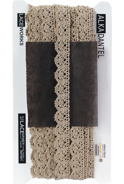 Alka Dantel Pamuk Sütlü Kahve Kopanaki 10 mt Alka Dantel Pamuk Sütlü Kahve Kopanaki 10 mt