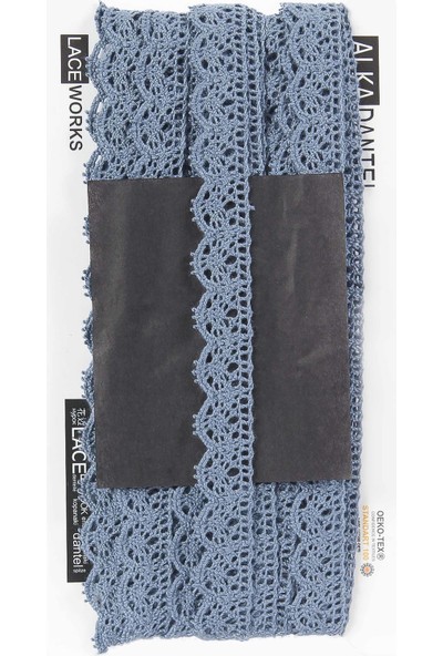 Alka Dantel Pamuk Indigo Kopanaki 10 mt