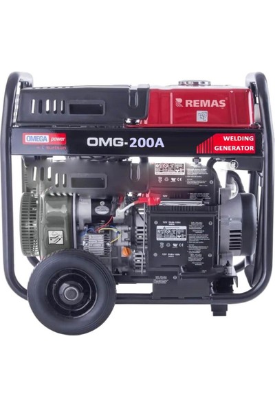 Omega Omg 200A Marşlı Kaynak Jeneratörü 7.0kva Monofaz Omega Omg 200A Marşlı Kaynak Jeneratörü 7.0kva Monofaz