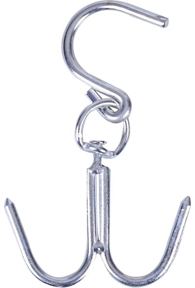 Öz Kasap Et Kancası Kurban Asma Kancası Dönerli Çift Taraflı 10 mm