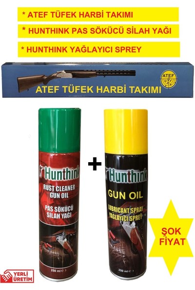 Atef Harbi Tk+Hunthınk Yağlama+Hunthınk Pas Sökücü Atef Harbi Tk+Hunthınk Yağlama+Hunthınk Pas Sökücü
