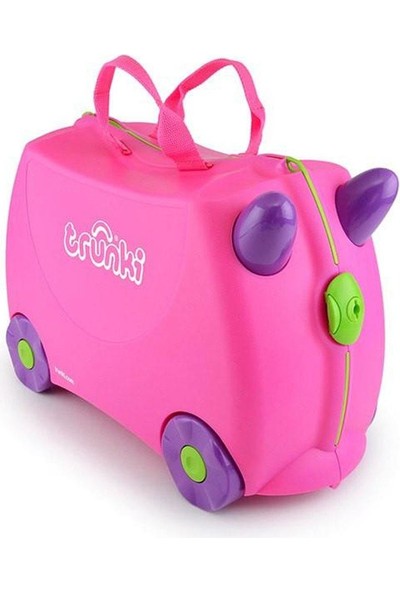Trunki Çocuk Bavulu - Pembe Trixie Trunki Çocuk Bavulu - Pembe Trixie