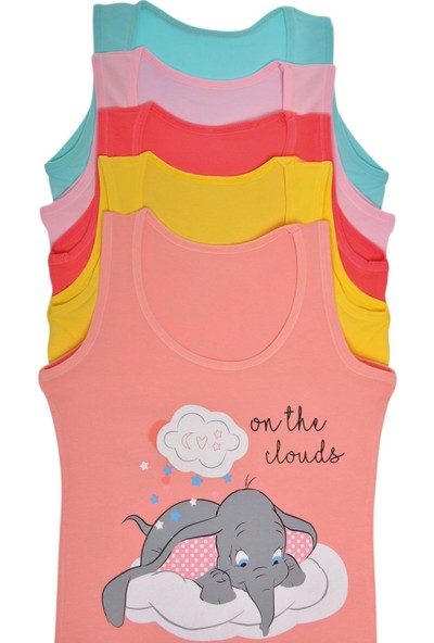 Nicoletta Mıxcolor Kız Çocuk Atlet 5'li Paket