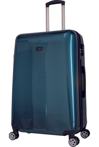 Valja VL-240 Noktalı Cam Göbeği Büyük Boy Valiz Valja VL-240 Noktalı Cam Göbeği Büyük Boy Valiz