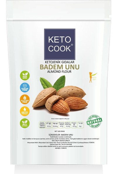 Ketocook Badem Unu 100 gr