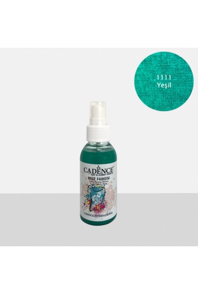 Cadence 1111 Yeşil Sprey Kumaş Boyası Cadence 1111 Yeşil Sprey Kumaş Boyası
