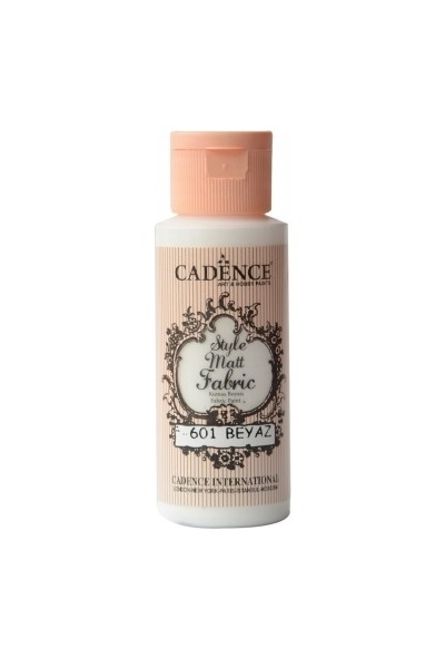 Cadence 601 Beyaz Mat Kumaş Boyası 59 ml cc Cadence 601 Beyaz Mat Kumaş Boyası 59 ml cc