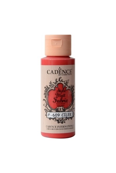Cadence 609 Çilek Kumaş Boyası 59 ml cc Cadence 609 Çilek Kumaş Boyası 59 ml cc
