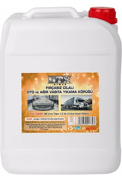 Dtx Kimya Easy Wash Truck Fırçasız Tır-Kamyon Yıkama Köpüğü 25...