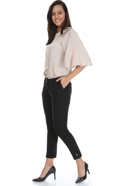 Modayız Siyah Büyük Beden Pantolon 30A-3547