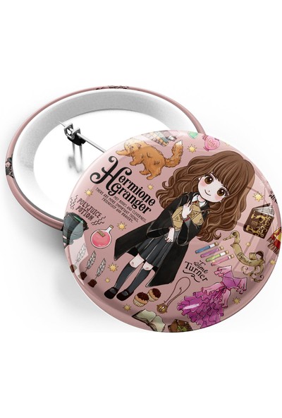 Gifi Rozet Harry Potter Lisanslı Hermione Granger Özel Tasarım Gifi Rozet Harry Potter Lisanslı Hermione Granger Özel Tasarım