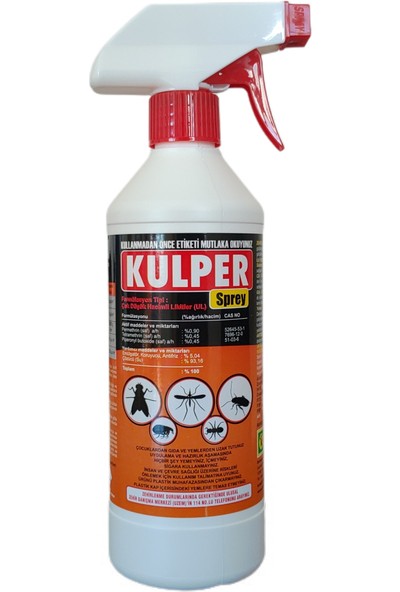 Kulsan Kulper Hamamböceği Pire Karınca Karasinek Sivrisinek Spreyi Genel Böcek Ilacı 500 ml Kulsan Kulper Hamamböceği Pire Karınca Karasinek Sivrisinek Spreyi Genel Böcek Ilacı 500 ml
