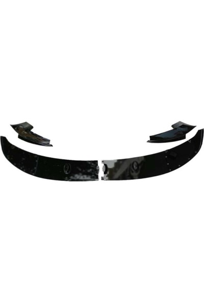 Mm Oto Bmw F10 Ön Tampon Lip M-Performance 5 Serisi Piona Black 4 Prç Mm Oto Bmw F10 Ön Tampon Lip M-Performance 5 Serisi Piona Black 4 Prç
