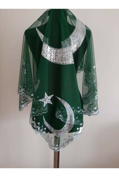 Sermet Süs Dünyası Yeşil Damat Sağdıç Kına Omuz Örtüsü Eldivenli Kına Duvağı Sermet Süs Dünyası Yeşil Damat Sağdıç Kına Omuz Örtüsü Eldivenli Kına Duvağı