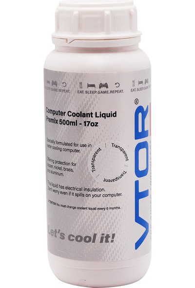 Vtor Bilgisayar Soğutma Sıvısı - Transparan - 1000ML