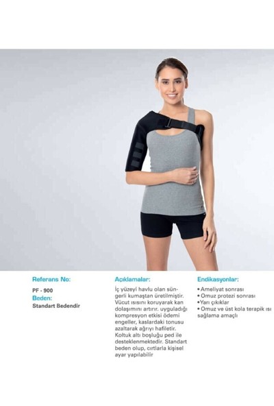 Medikalbim Standart Omuz Destekliyici Destekli