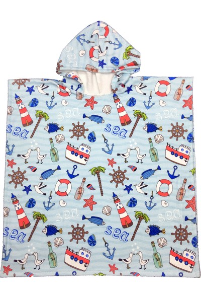 Movebeach Çocuk Panço Plaj Havlusu 8-12 Yaş Movebeach Çocuk Panço Plaj Havlusu 8-12 Yaş