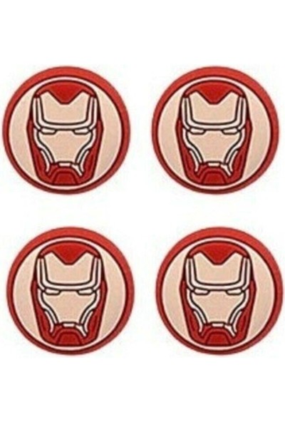 Cafele Desenli Sony Ps5/ps4/ps3 Analog Koruyucu Silikon Pad-Iron Man