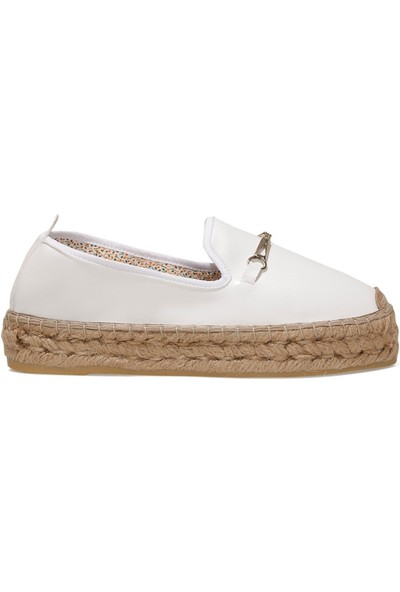 Masque 1fx Beyaz Kadın Espadril Ayakkabı Masque 1fx Beyaz Kadın Espadril Ayakkabı