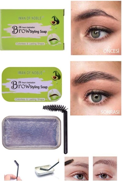 Mujgan Kaş Şekilendirici Sabun Brow Styling Soap 12G Avokado Iman Of Noble Mujgan Kaş Şekilendirici Sabun Brow Styling Soap 12G Avokado Iman Of Noble