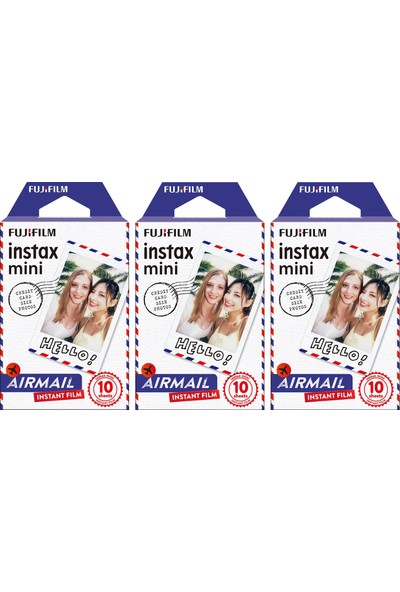 Instax Mini Air Mail 10X3 Film Seti