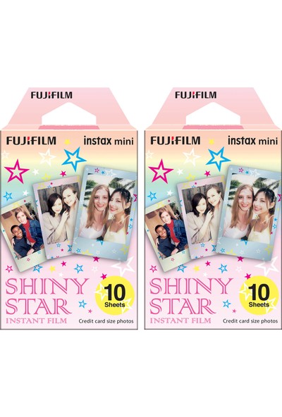 Instax Mini Shiny Star 10X2 Film Seti Instax Mini Shiny Star 10X2 Film Seti