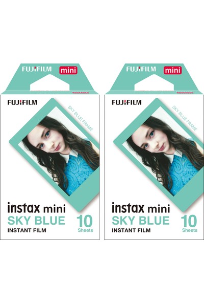 Instax Mini Blue Edition 10X2 Film Seti