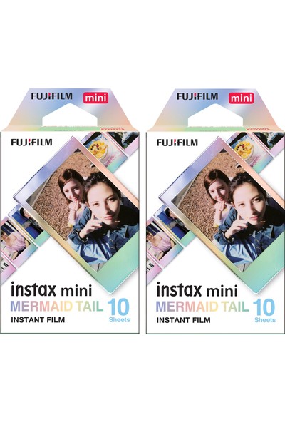 Instax Mini Mermaid Tail 10X2 Film Seti Instax Mini Mermaid Tail 10X2 Film Seti