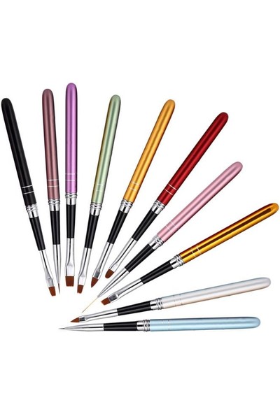 Aba Nails Nail Art Fırça Seti 10LU